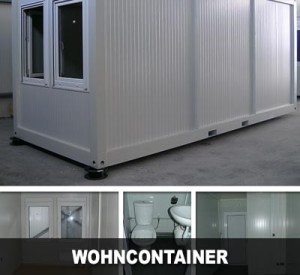 Wohncontainer mit WC - Bundeswehrbetten